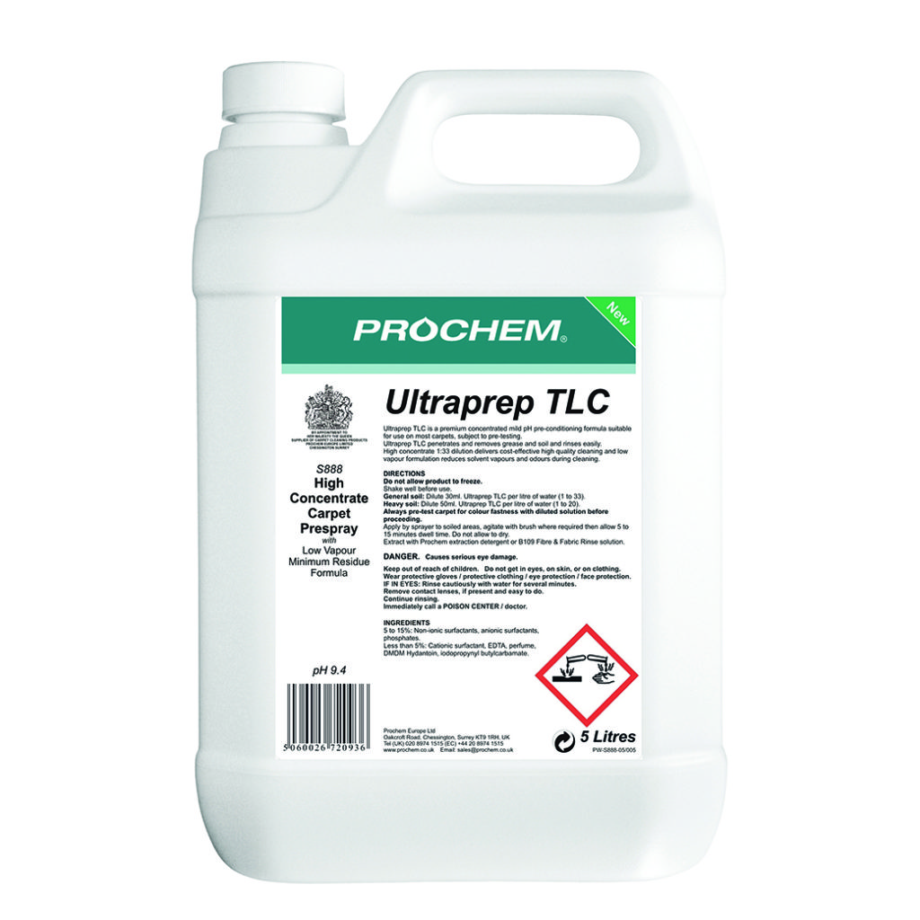 Prochem Ultraprep TLC Carpet Cleaning Pre-Spray - Worldwide Cleaning ...